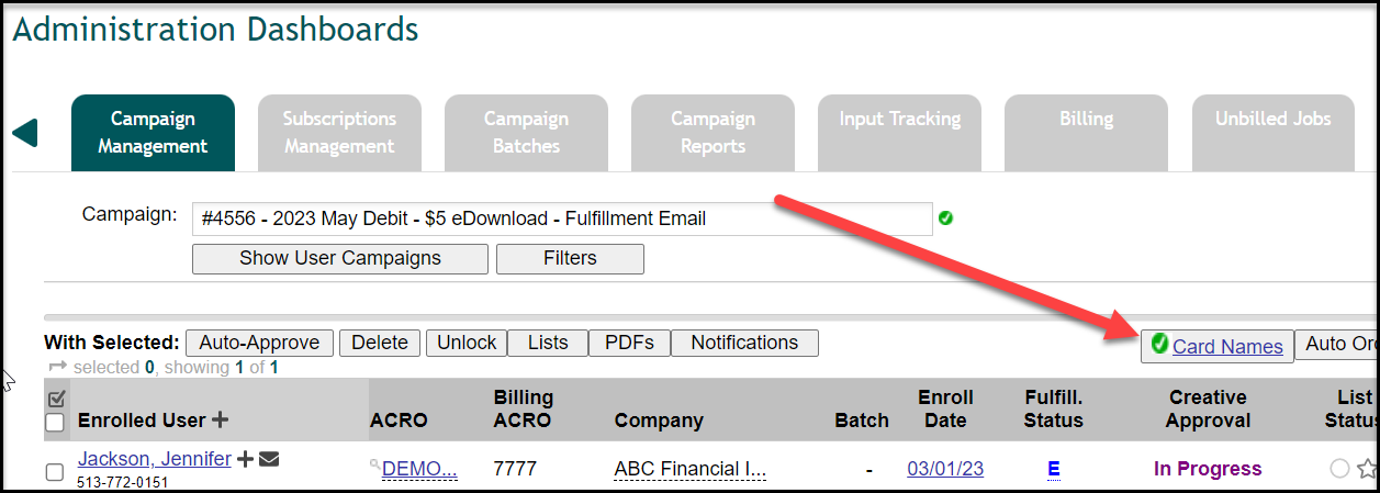 Campaign/Template Checklist