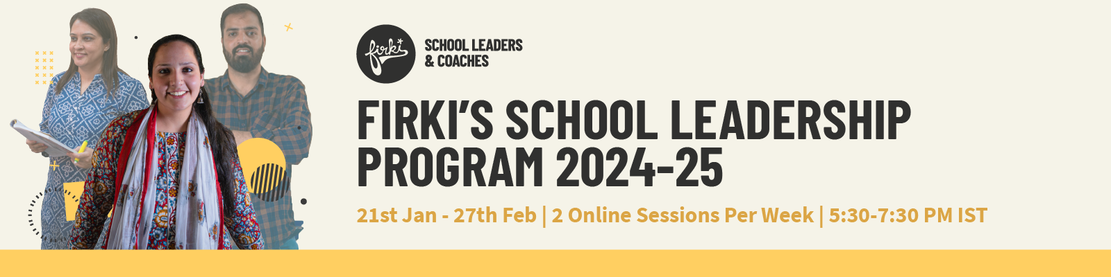 Flagship Course - Firki School Leadership Program