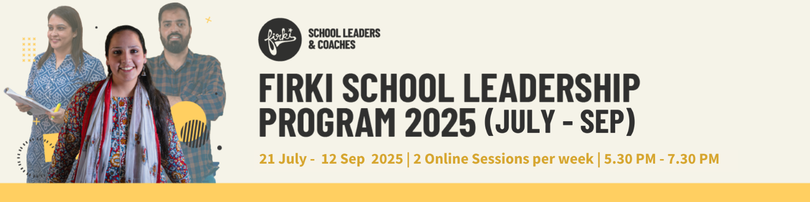 Flagship Course - Firki School Leadership Program