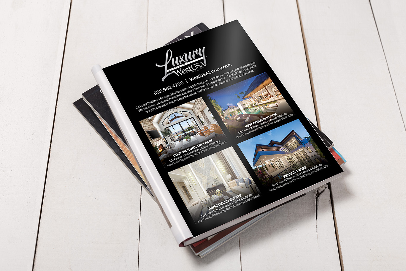 Luxury Home Magazine Ad Order form