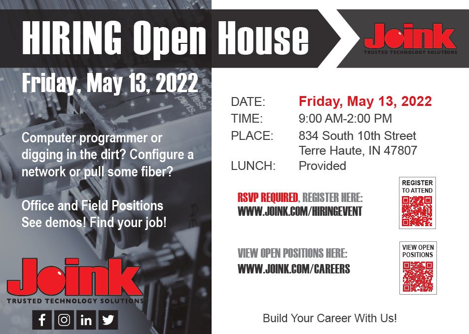 Hiring Open House Flyer
