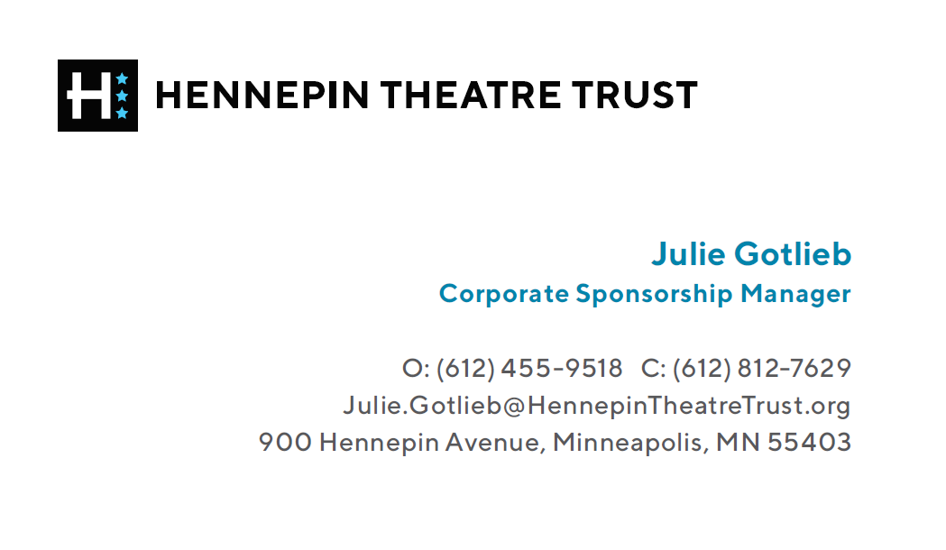 Business card example