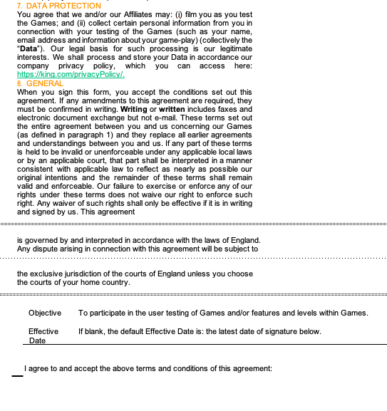 Non Disclosure Agreement