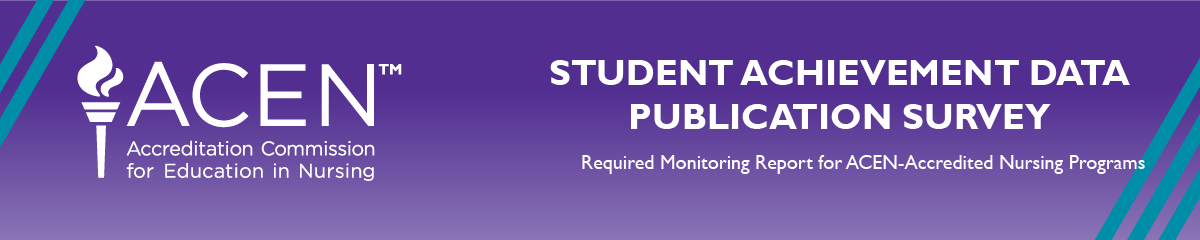 ACEN Student Achievement Data Publication Survey