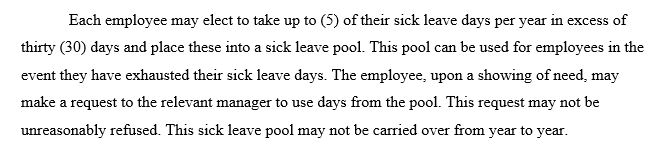 2025 Sick Leave Pool Donations