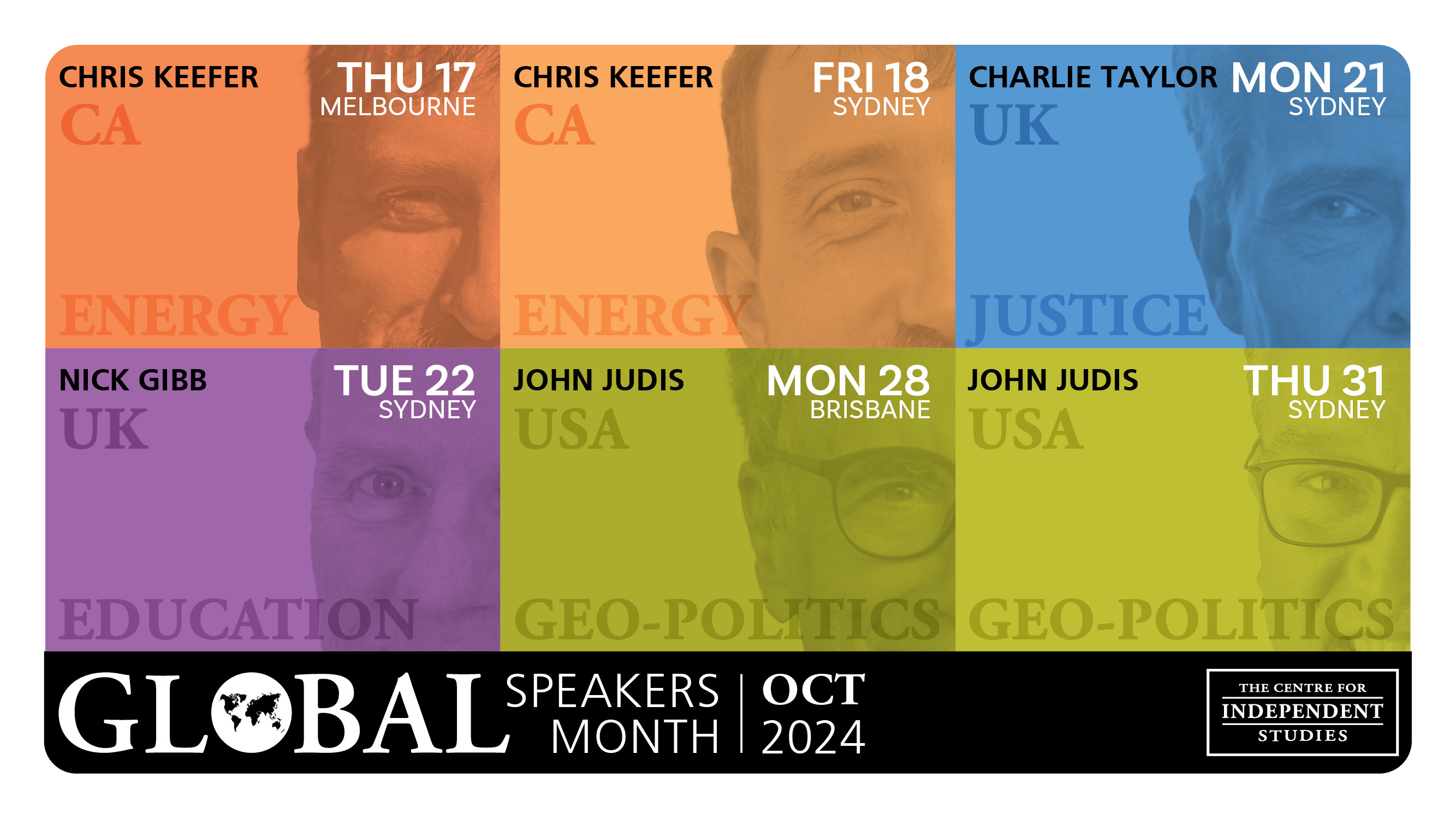 Global Speakers Month - The Centre for Independent Studies