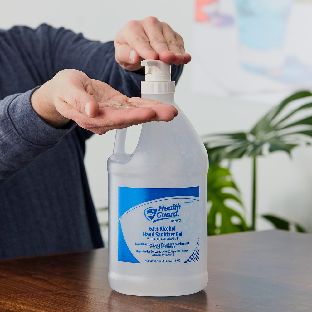 Hand Sanitizer 64oz Example