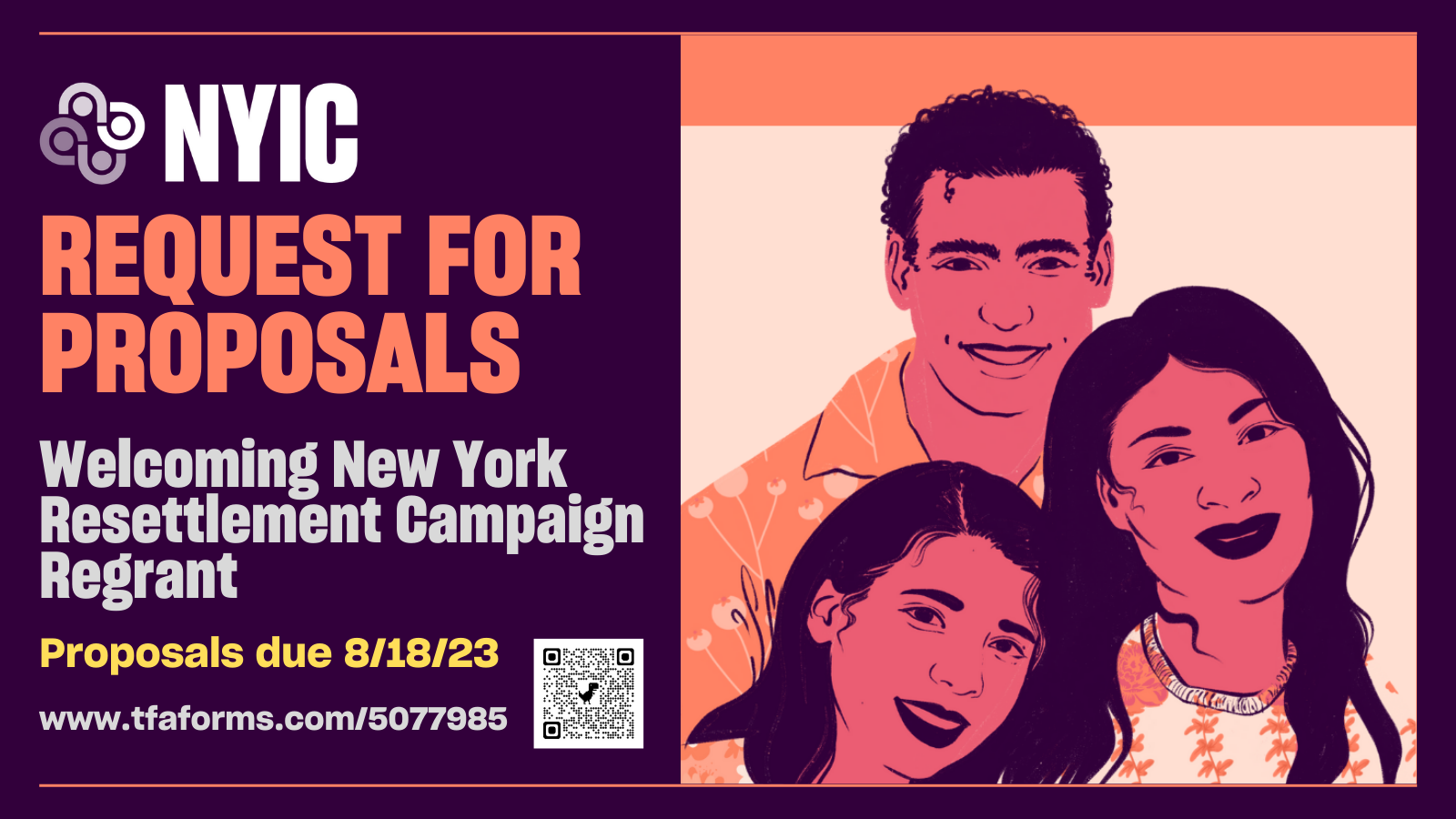 REQUEST FOR PROPOSALSWelcoming New York: Resettlement Campaign Regrant
