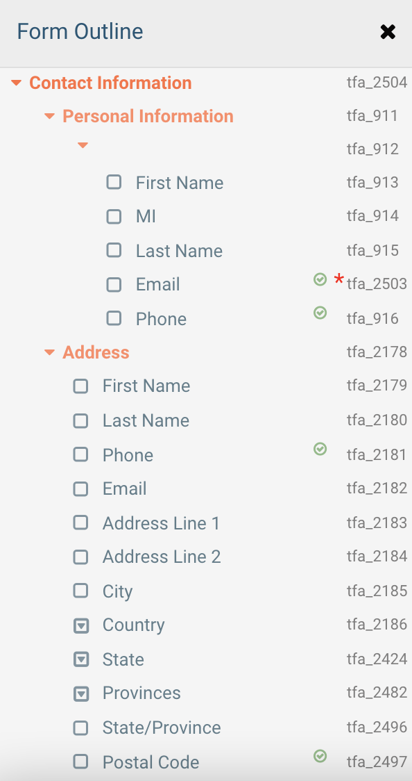 Adding and Deleting Predefined Content