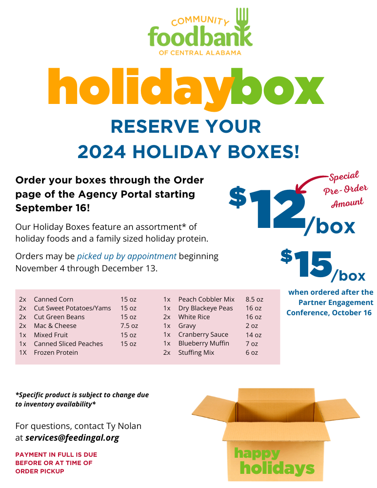 Holiday Box Order Form