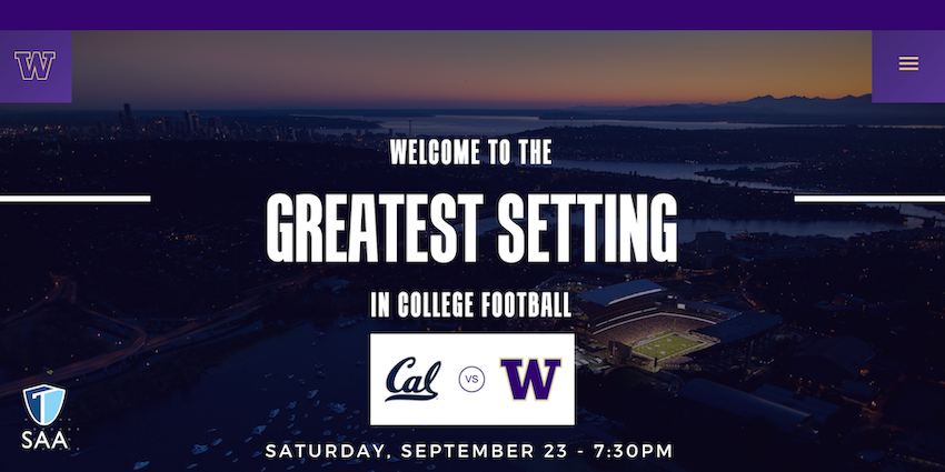 2023 SAA Core Team and Husky Football - Carpool Sign-up Form