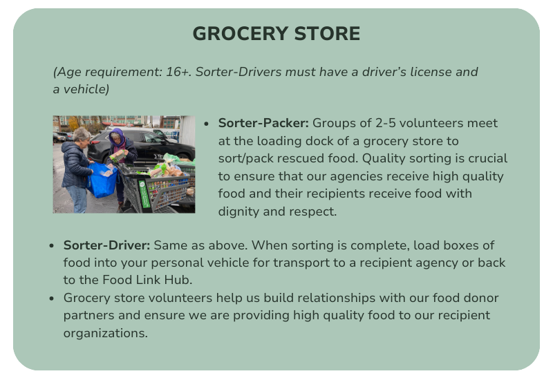 Food Link Volunteer Onboarding