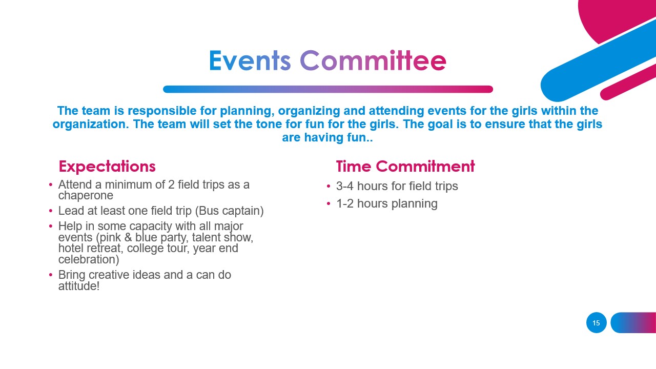 Events Committee